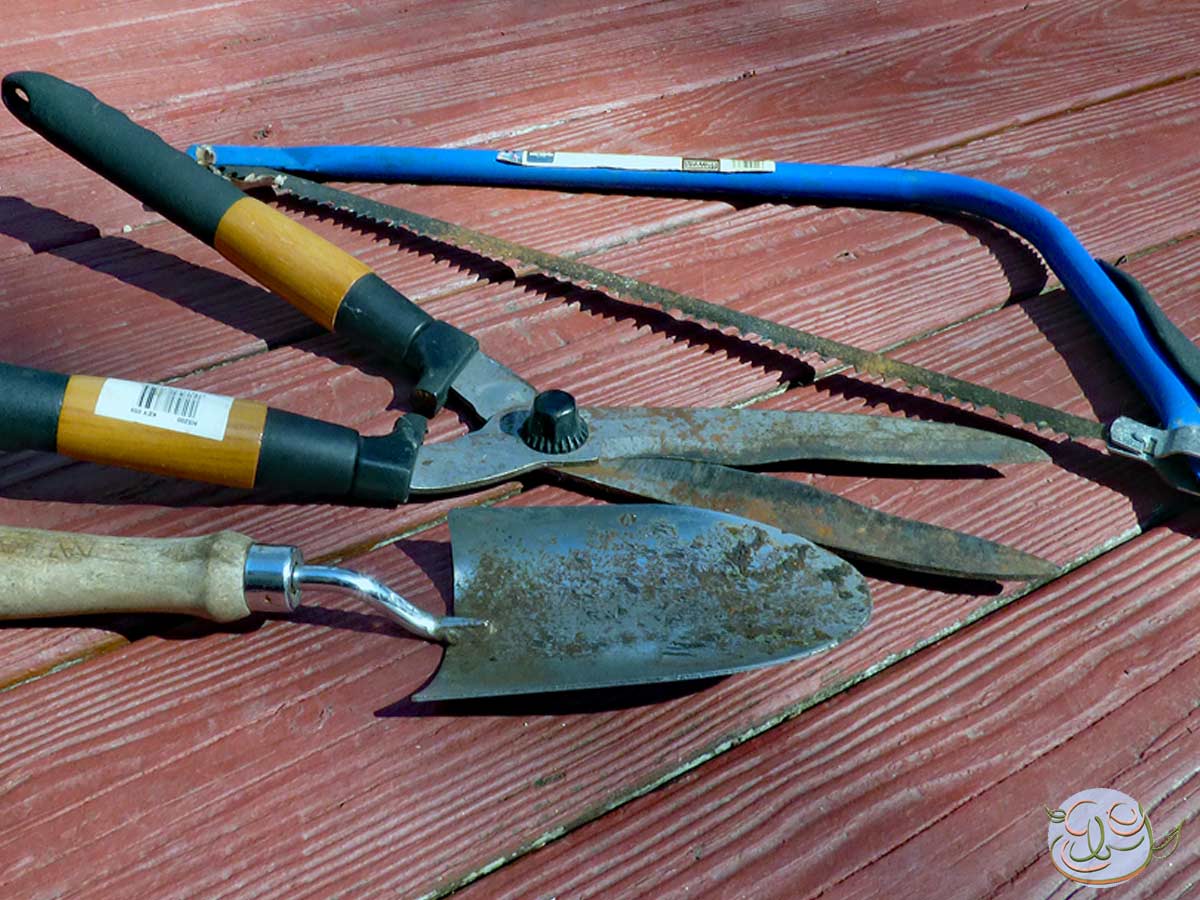 Removing Rust From Your Garden Tools - Eastborn Gardens